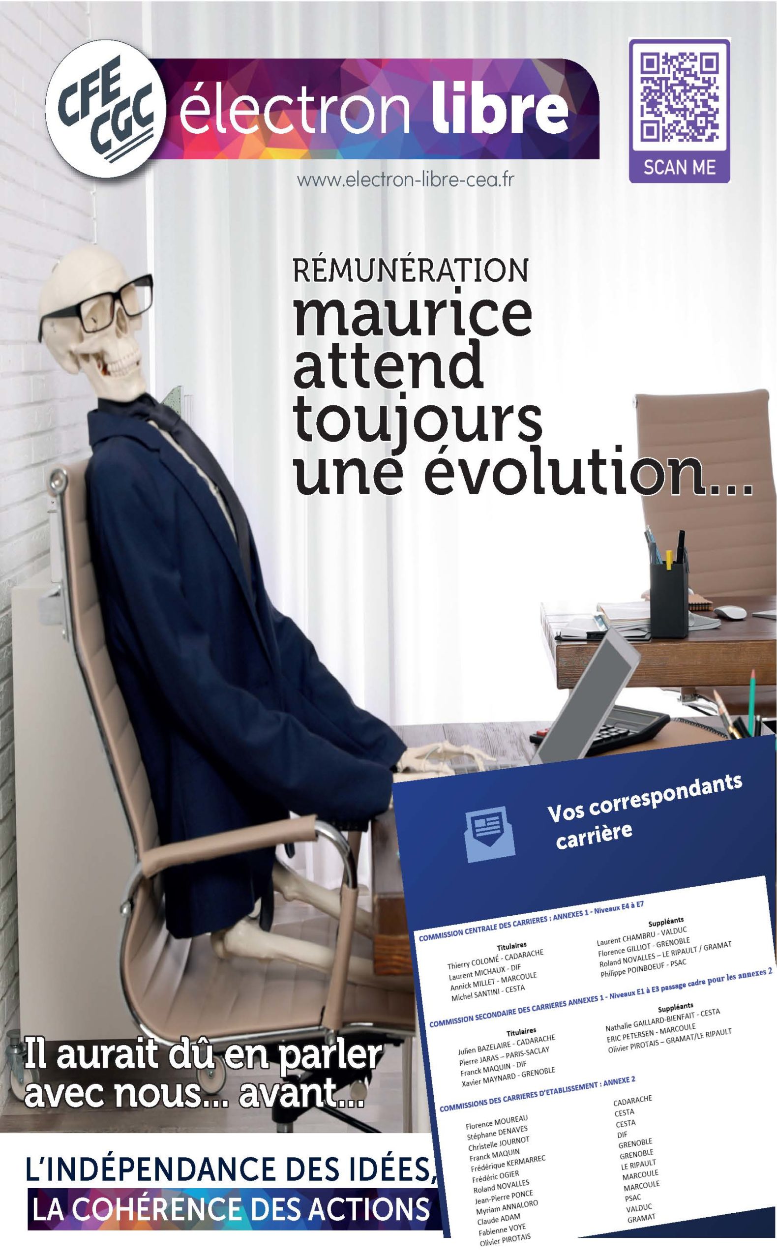 Votre carriere – Electron libre CEA